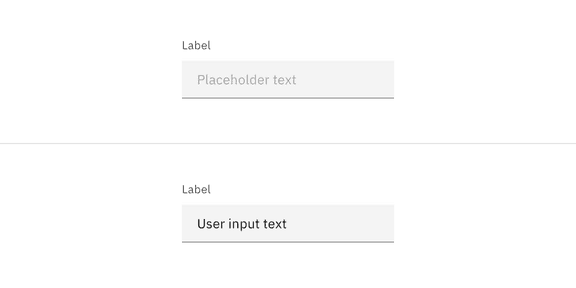 Text input – Carbon Design System