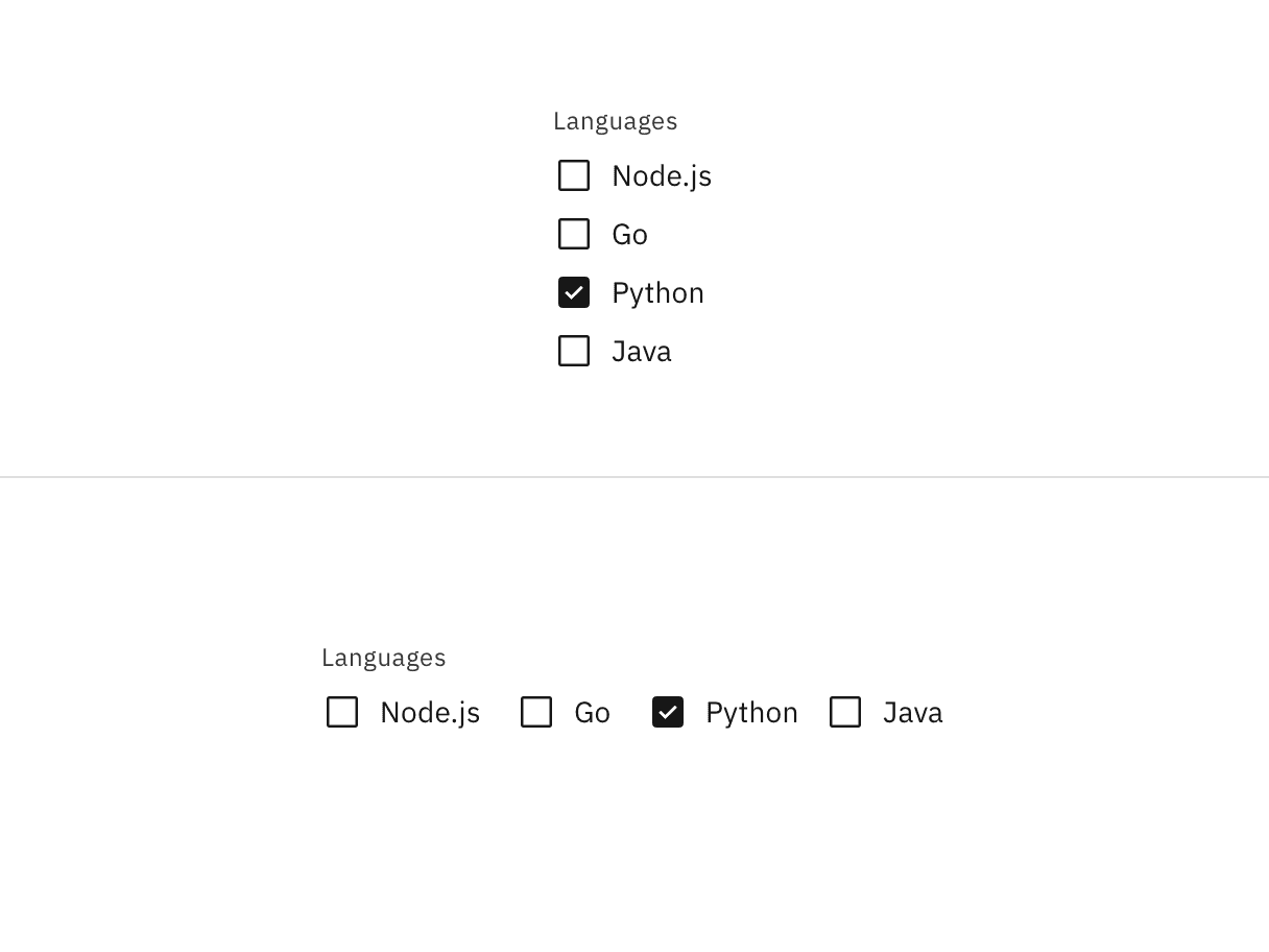 Checkbox – Carbon Design System