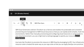 Text toolbars – Carbon Design System