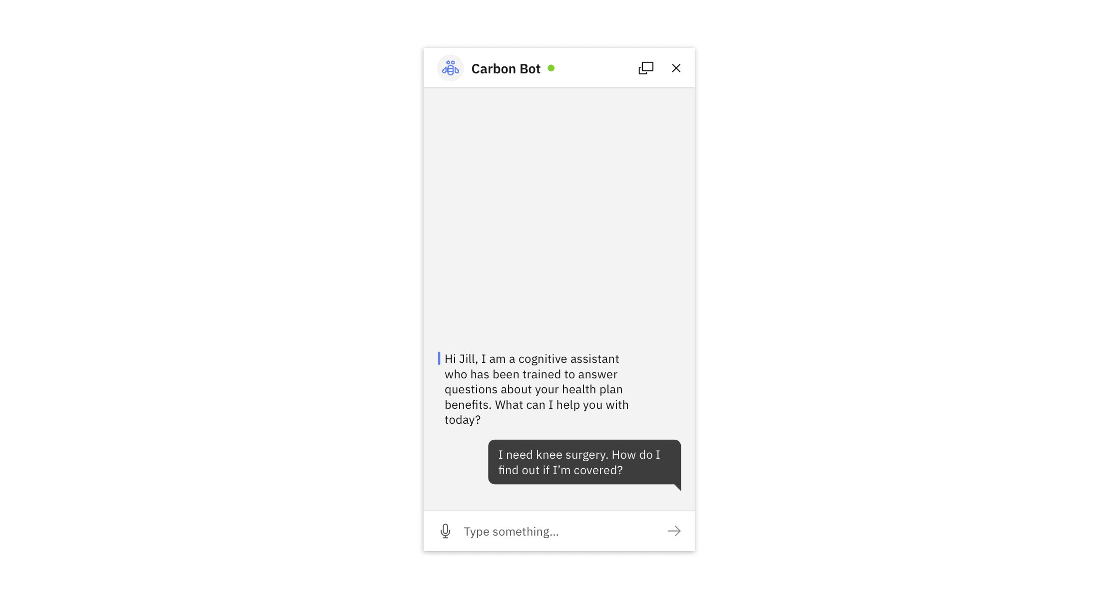 Chatbots – Carbon Design System