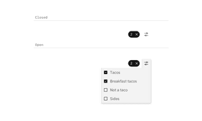 Filtering – Carbon Design System