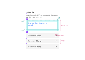 File uploader – Carbon Design System