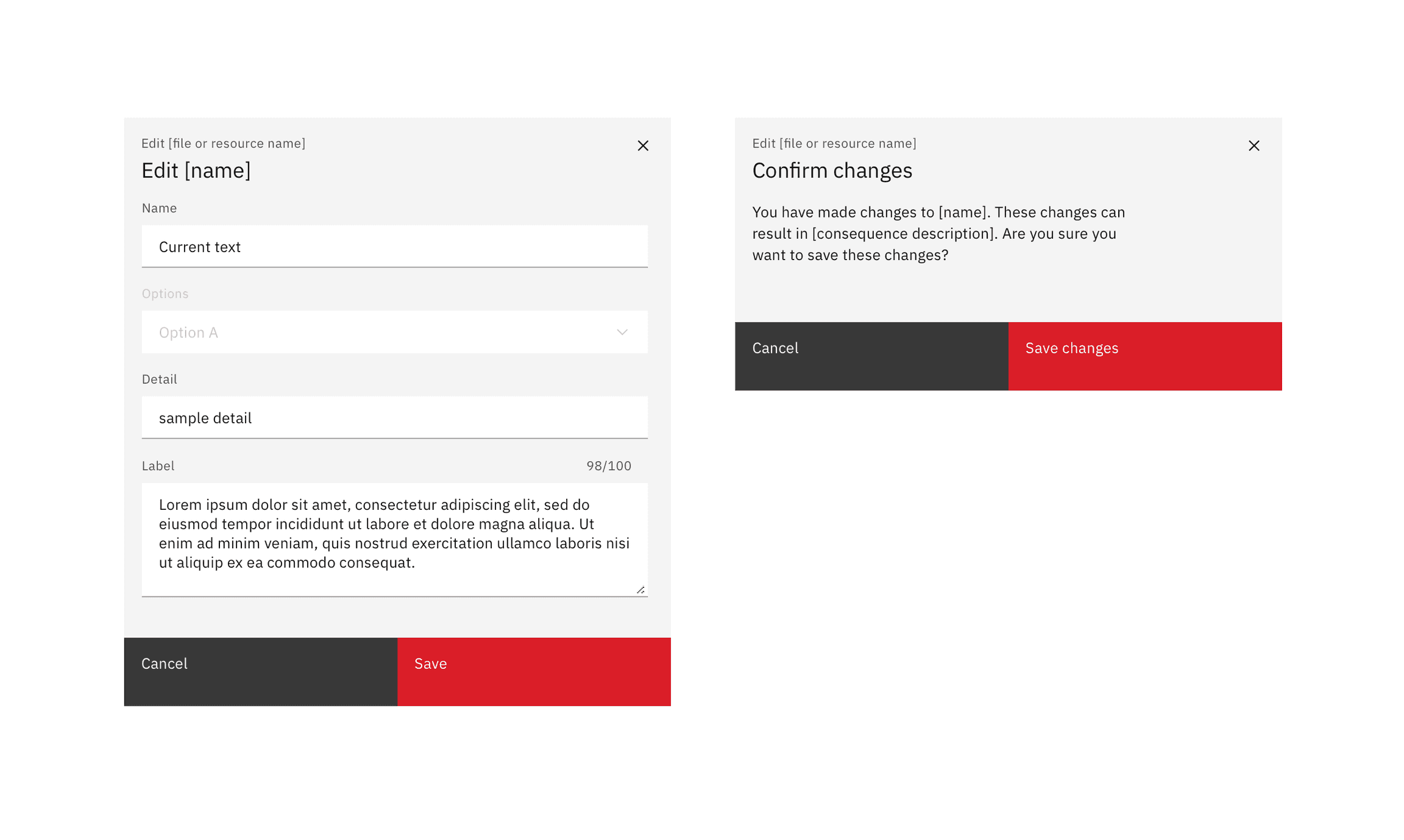 Edit – Carbon Design System