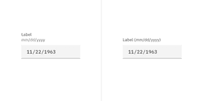 Date picker – Carbon Design System