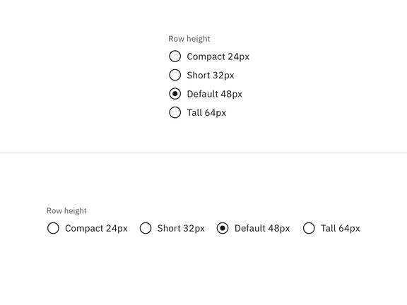 Radio button – Carbon Design System