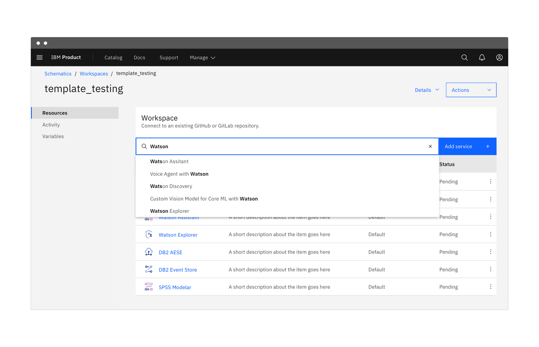 Search – Carbon Design System