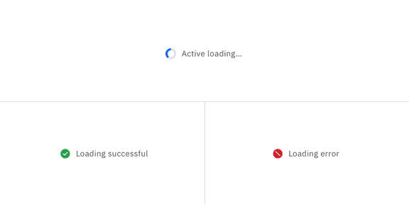 Inline loading – Carbon Design System