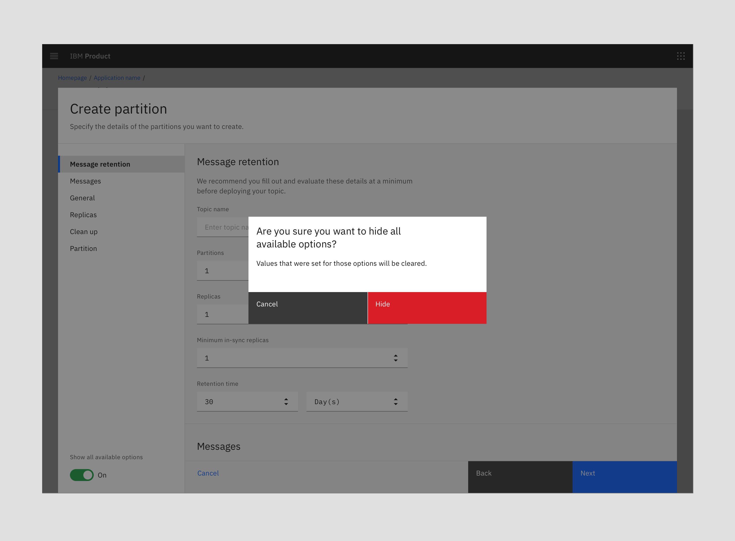 Create flows – Carbon Design System