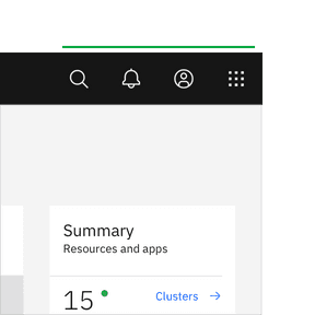 UI shell header – Carbon Design System