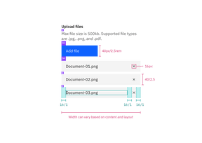 File uploader – Carbon Design System