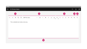 Text toolbars – Carbon Design System
