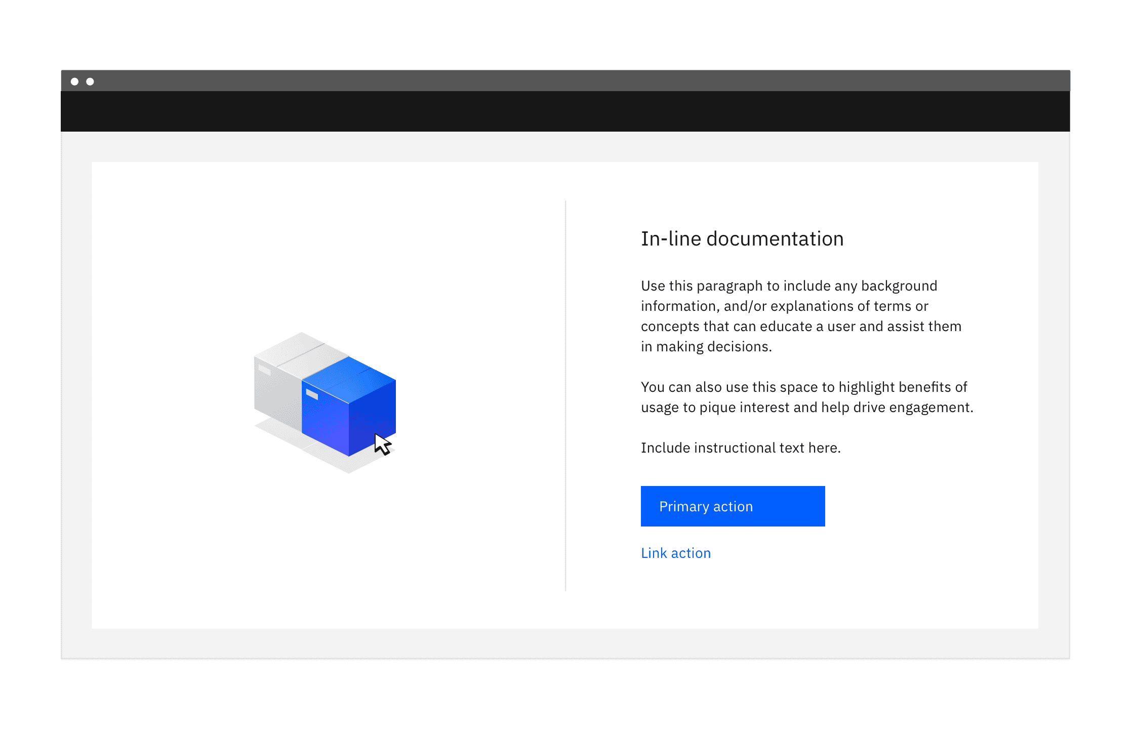 Empty states – Carbon Design System