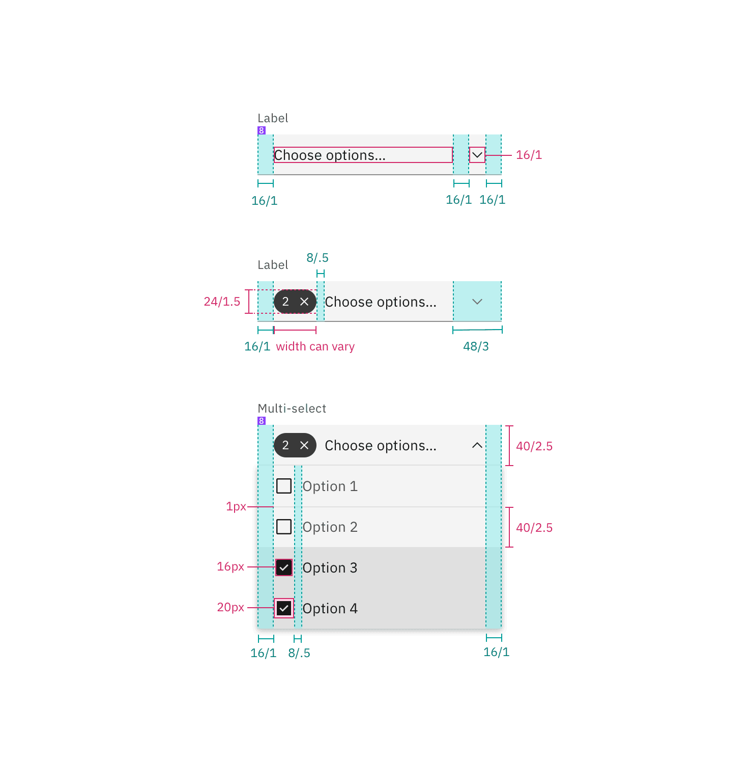 Dropdown Carbon Design System
