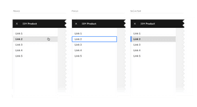 UI shell left panel – Carbon Design System