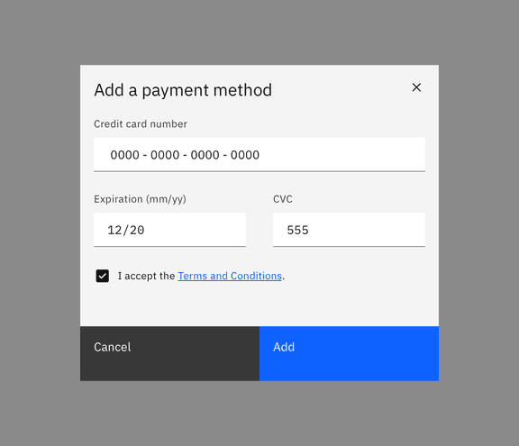 Date picker – Carbon Design System