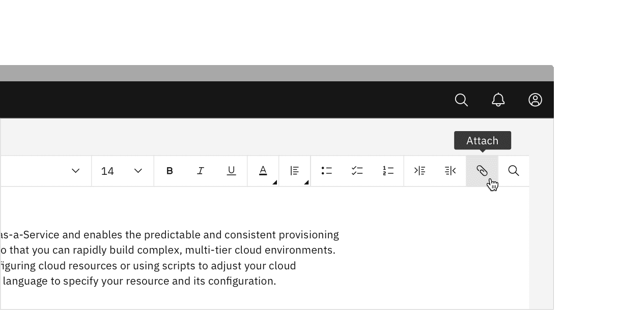 Text toolbars – Carbon Design System
