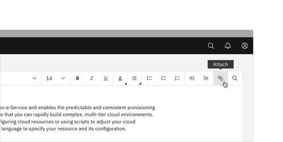 Text toolbars – Carbon Design System