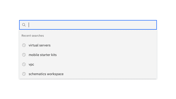 Search – Carbon Design System