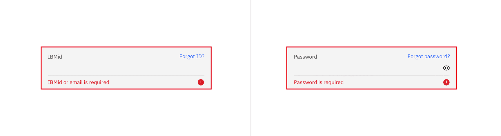 Login – Carbon Design System