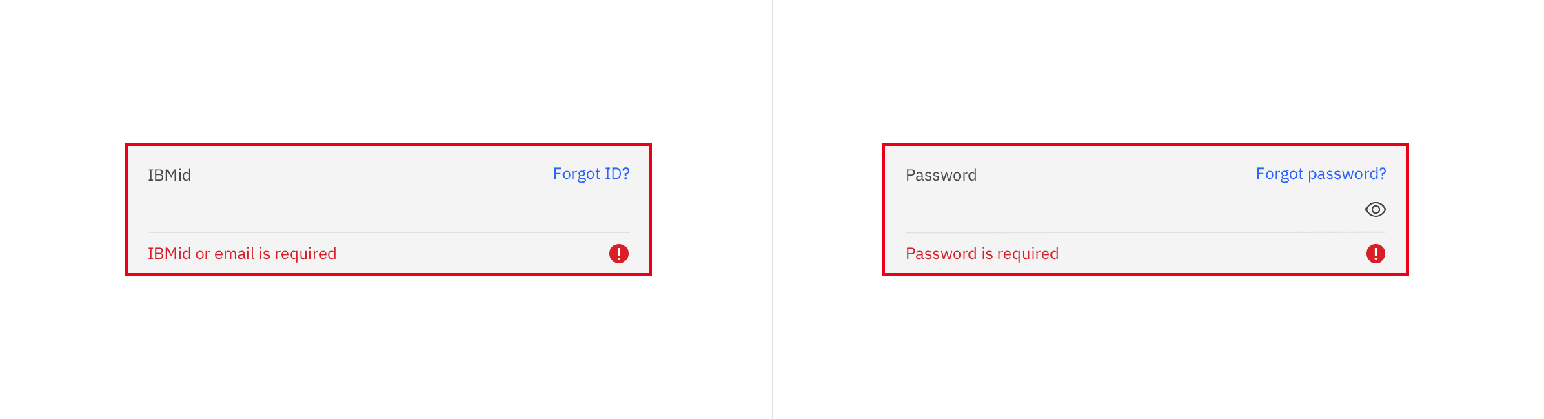 Login – Carbon Design System