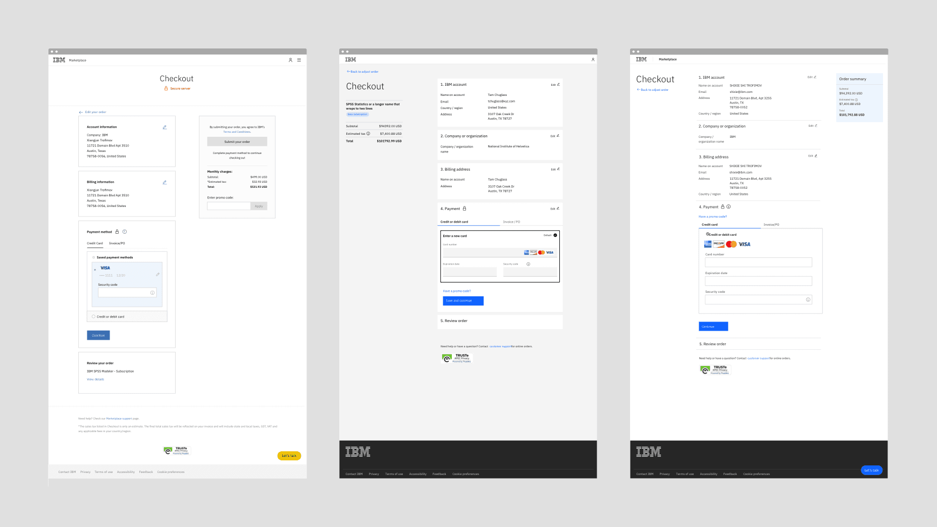 IBM Commerce Platform – Carbon Design System