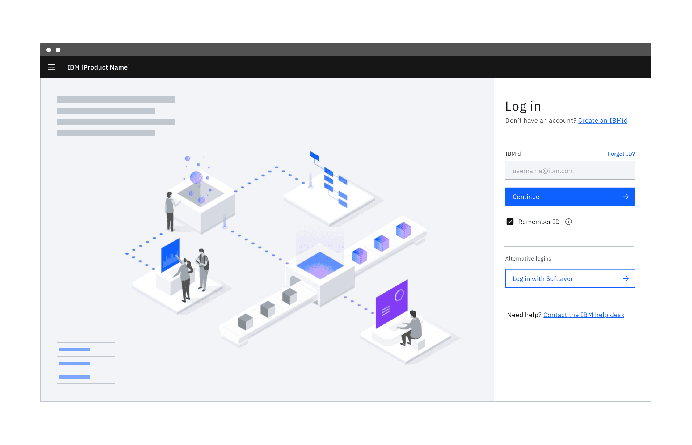 Login – Carbon Design System