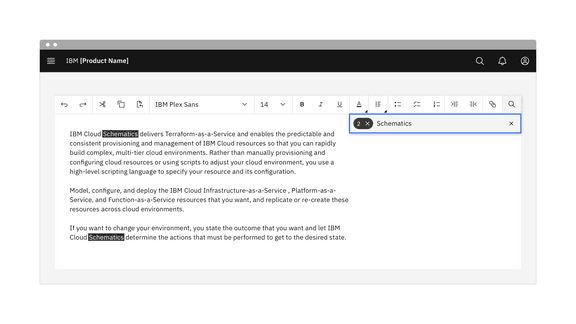 Text toolbars – Carbon Design System