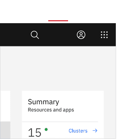 UI shell header – Carbon Design System