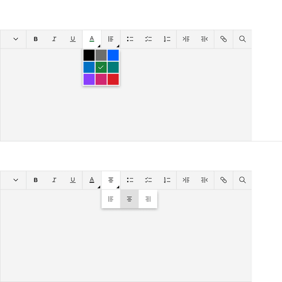 Text toolbars – Carbon Design System