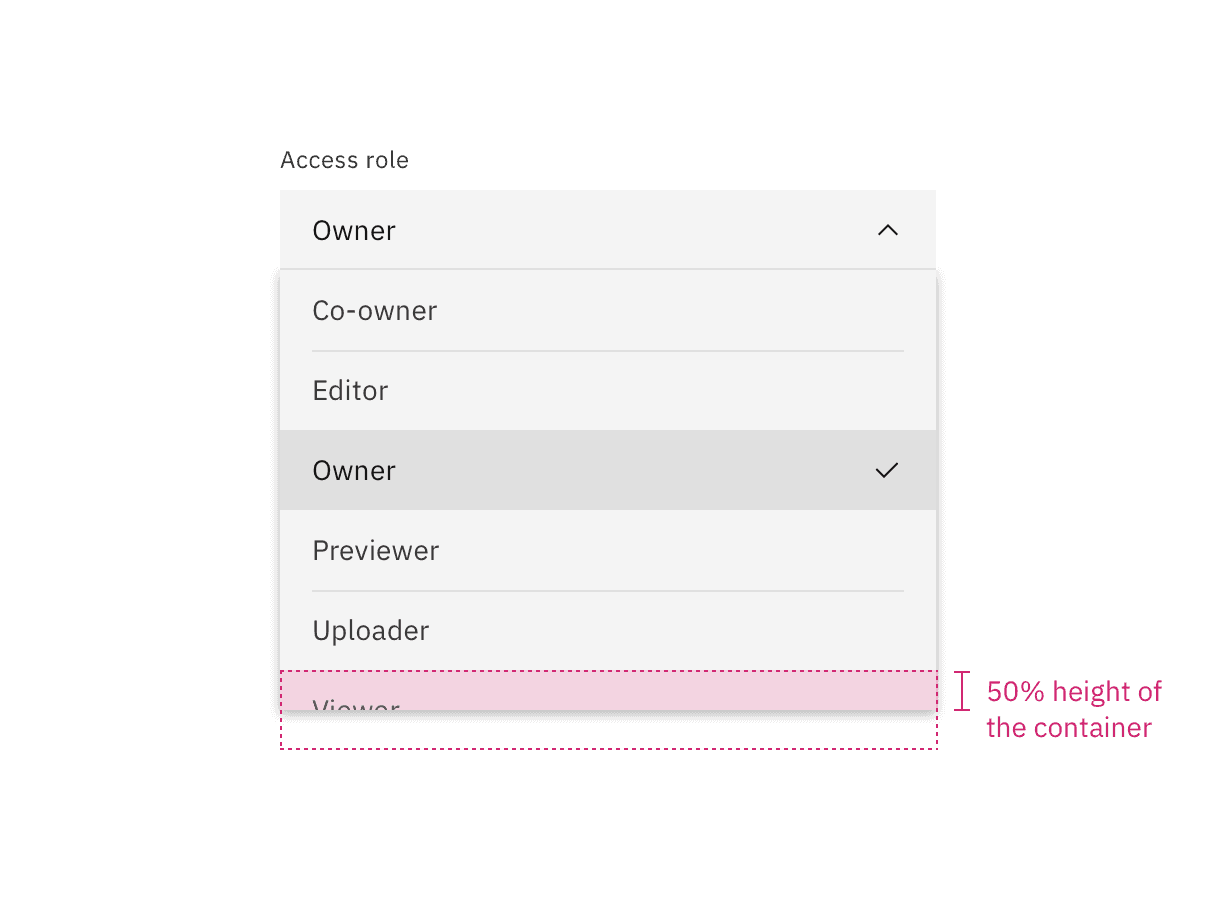Dropdown – Carbon Design System